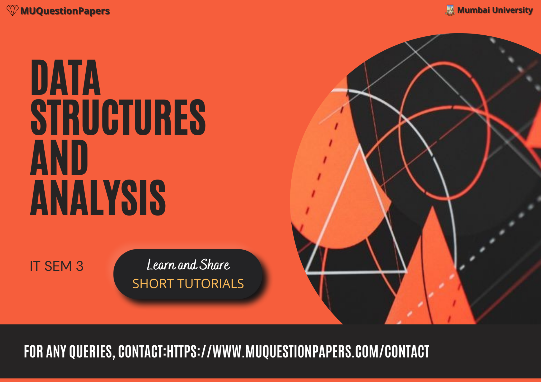 SE IT SEM 3 - DATA STRUCTURE AND ANALYSIS - MuCertification.com