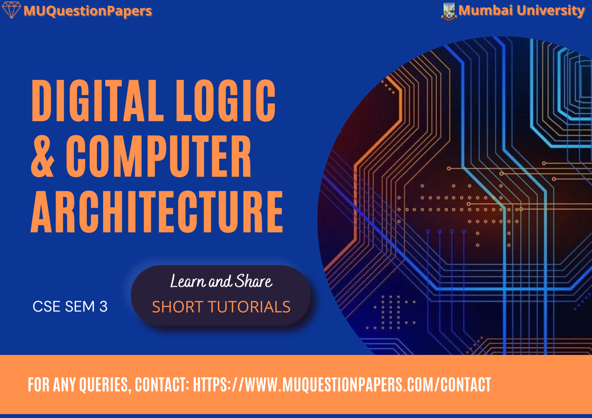 SE CSE SEM 3 - DIGITAL LOGIC & COMPUTER ARCHITECTURE - MuCertification.com