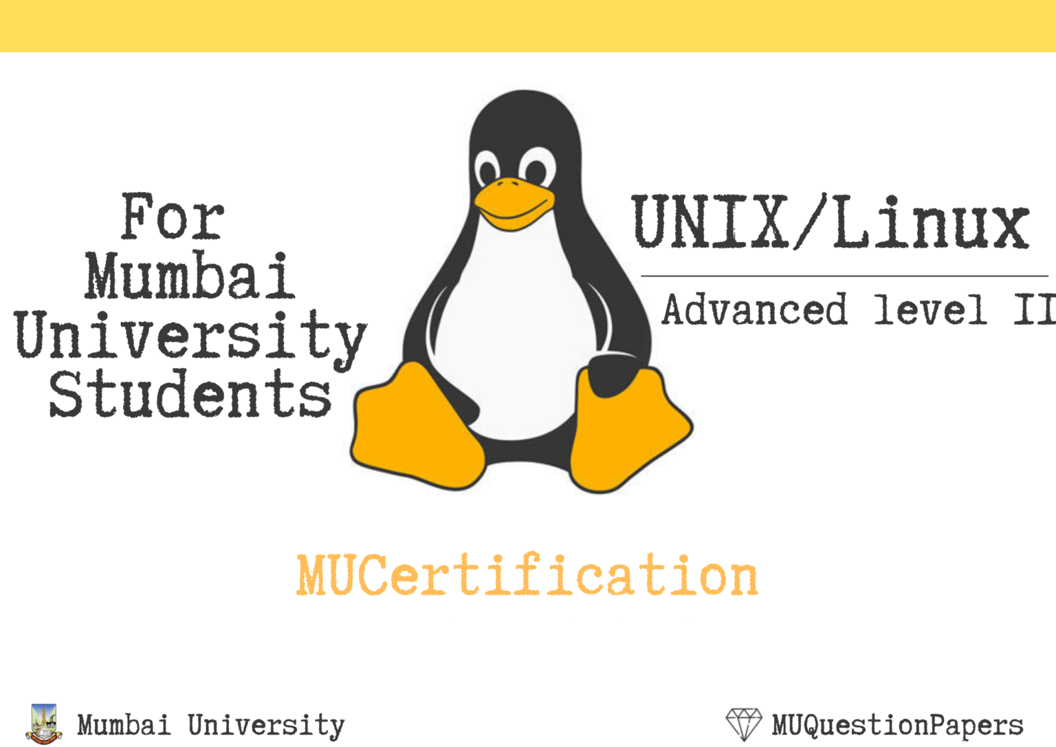 UNIX/LINUX ADVANCED LEVEL CERTIFICATION COURSE - MuCertification.com
