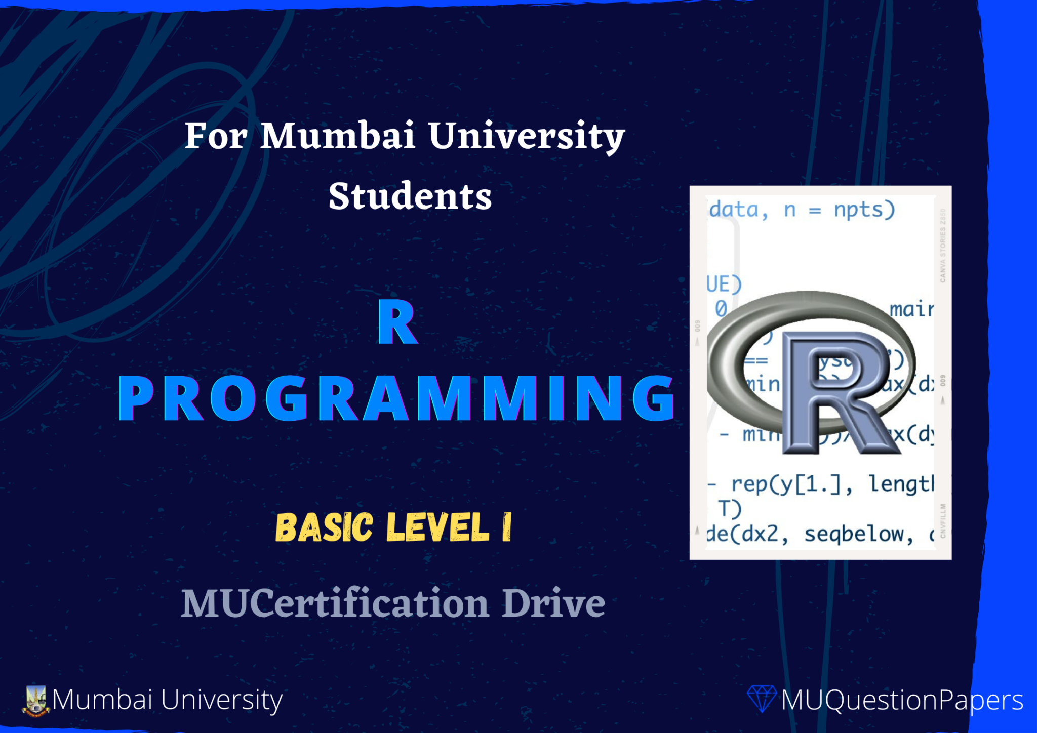 R PROGRAMMING LANGUAGE BASIC LEVEL CERTIFICATION - MuCertification.com