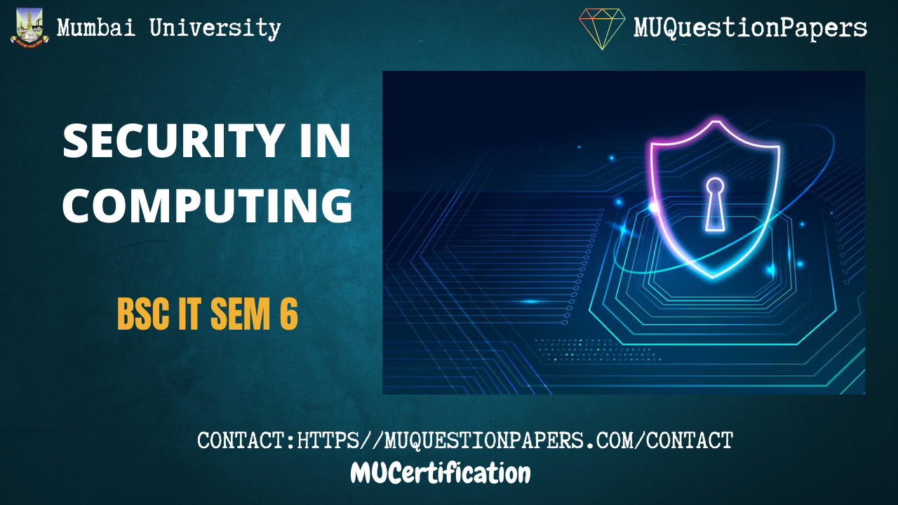 BSC IT - SEM 6 - SIC STUDY MATERIAL - MuCertification.com